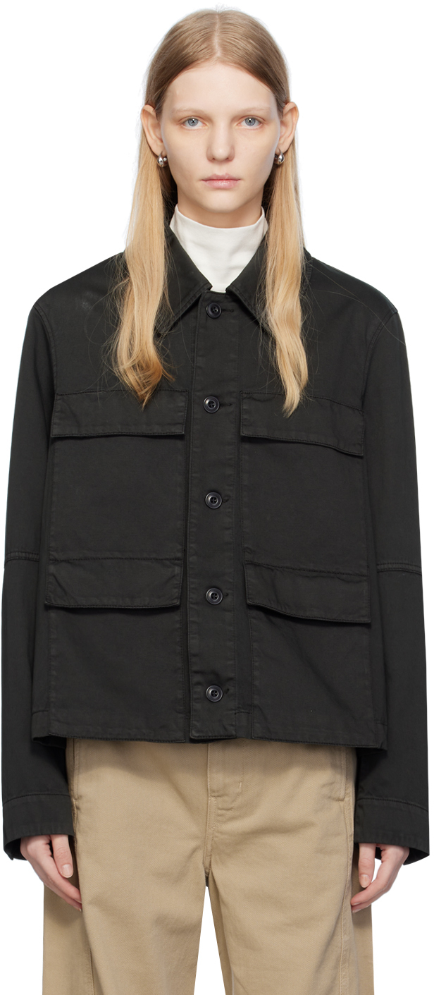 Green Four Pocket Jacket by LEMAIRE on Sale