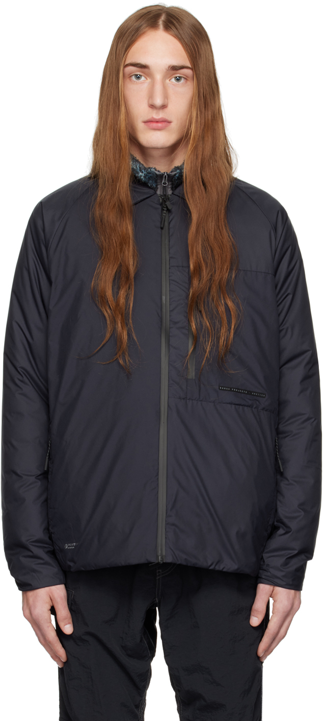 Navy Midlayer Shirt by Norse Projects ARKTISK on Sale