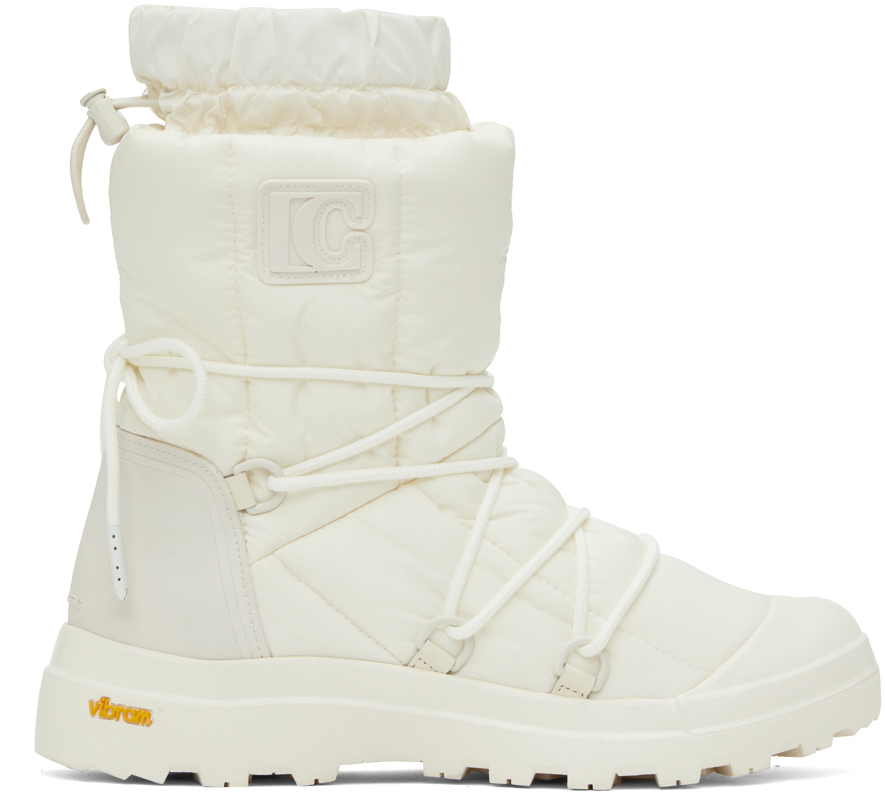 White Padding Boots by LOW CLASSIC on Sale