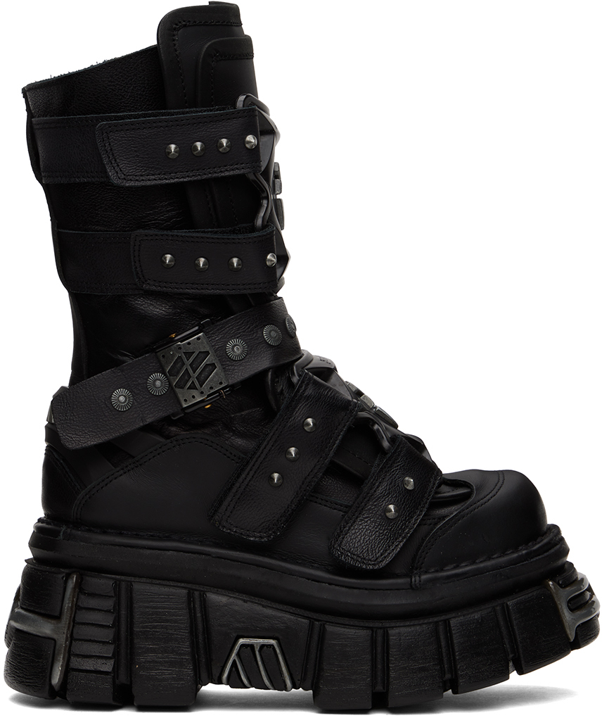 Vetements New Rock Gamer Embellished Platform Boots In Black | ModeSens