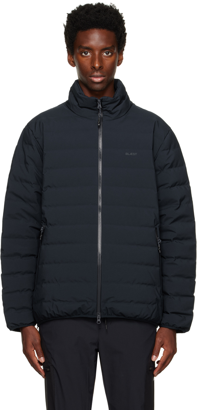 BLÆST: Navy Emblem Jacket | SSENSE UK