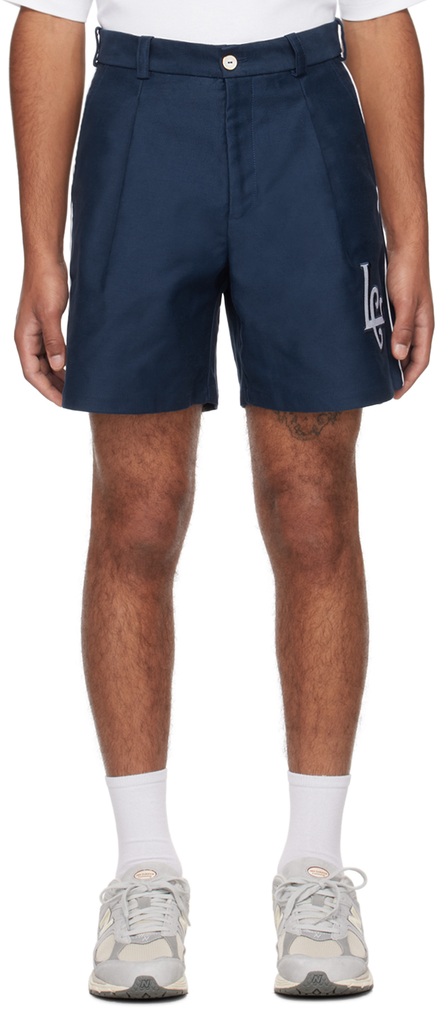Late Checkout: Navy Baseball Shorts | SSENSE