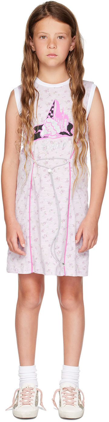 Kids Purple Printed Dress by Cormio | SSENSE