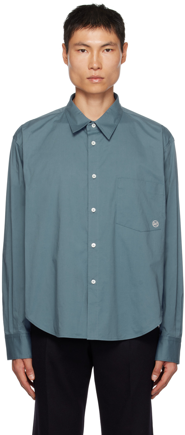 Blue David Shirt by Recto on Sale