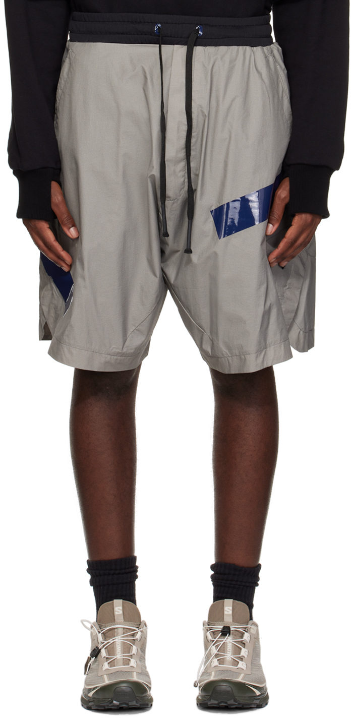 Gray Baller Shorts by Templa on Sale