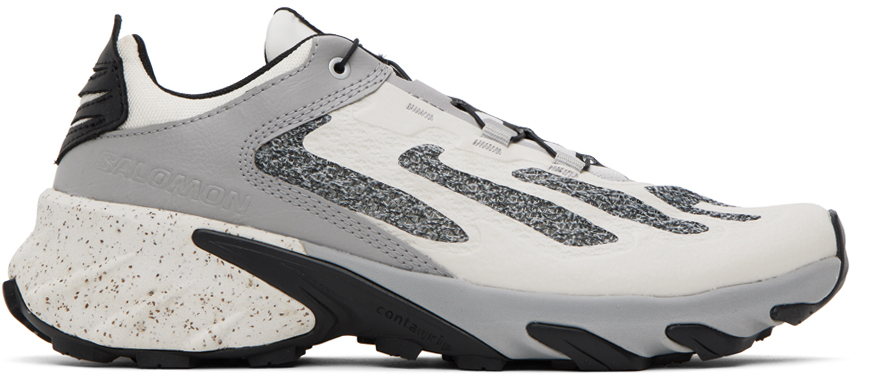 Salomon: Off-White & Gray Speedverse PRG Sneakers | SSENSE UK