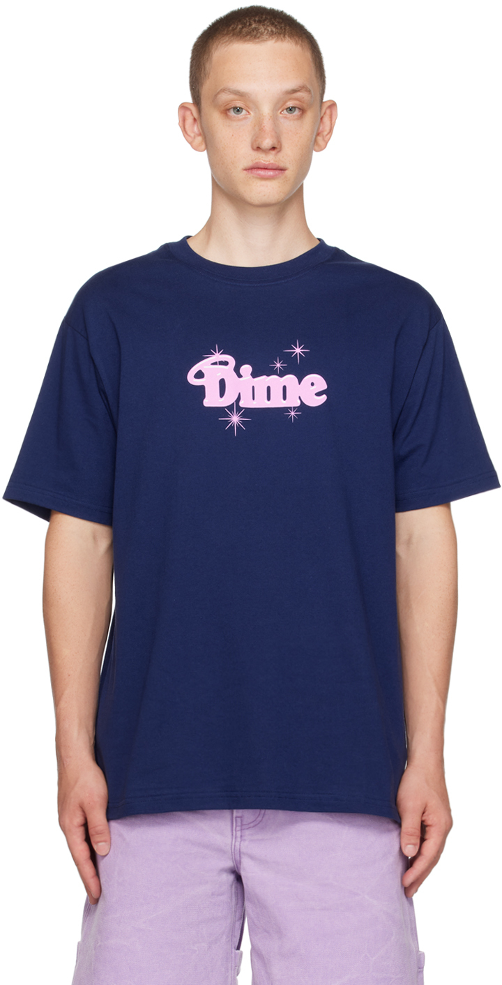 Dime: Navy Halo T-Shirt | SSENSE Canada