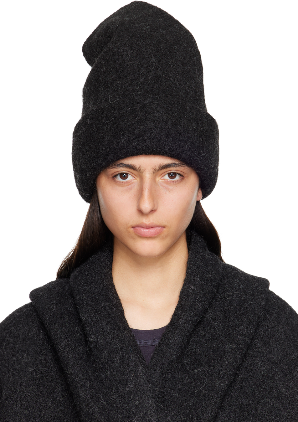 Lauren Manoogian: Black Carpenter Beanie | SSENSE Canada