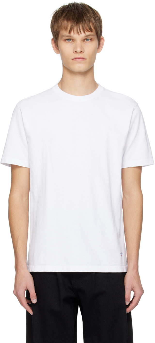 White Heavyweight T-Shirt by Noah on Sale