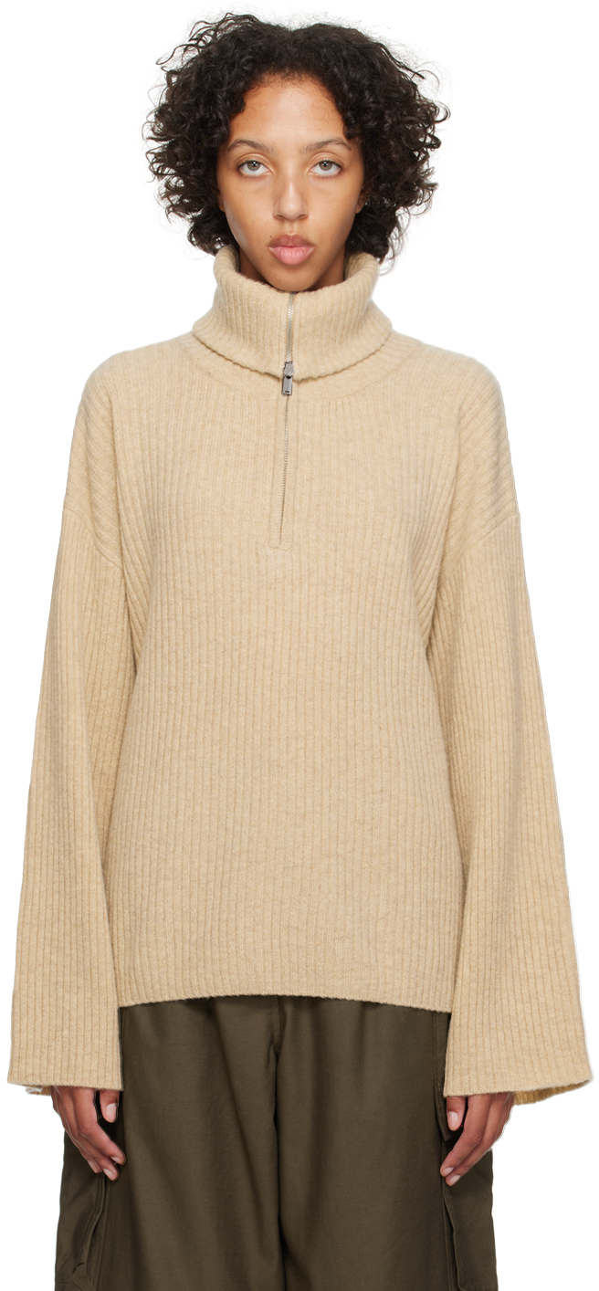Pull Cass beige Holzweiler en solde