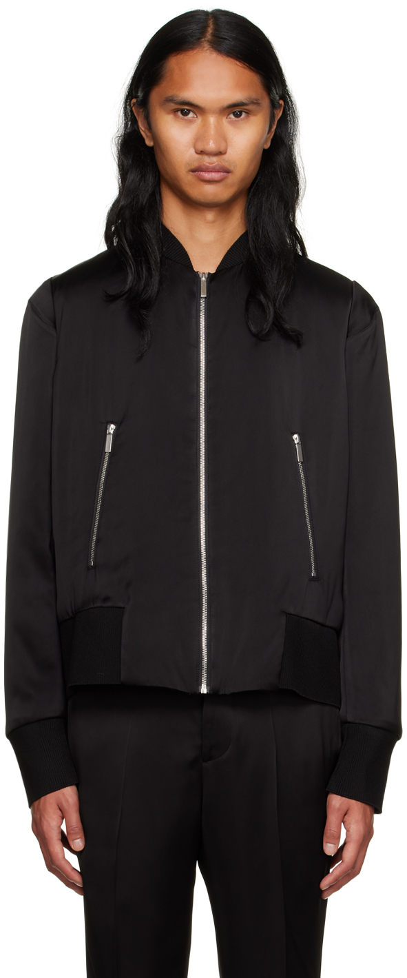 SAPIO: Black Nº 36 Bomber Jacket | SSENSE Canada