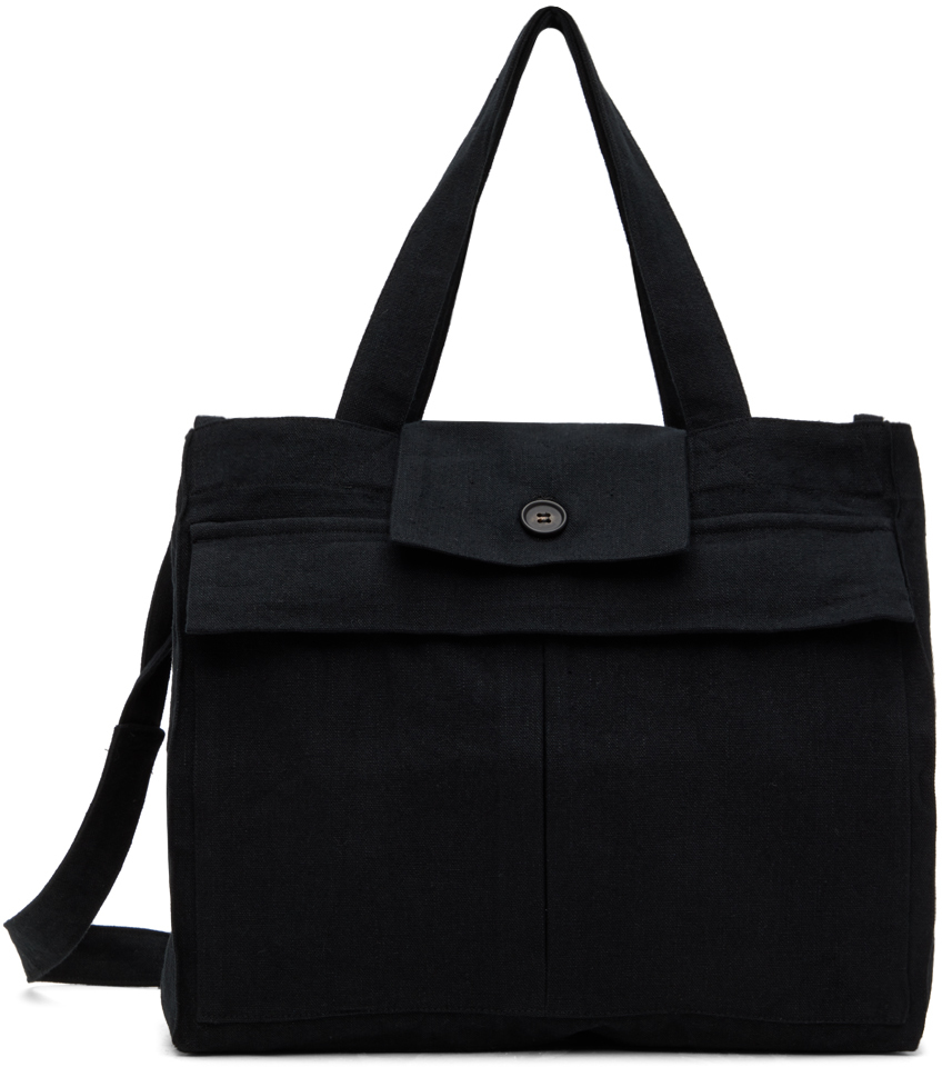 Jan-Jan Van Essche Black Small O-Project Carrier Bag | Smart Closet