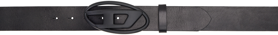 Black B-1dr Belt by Diesel on Sale