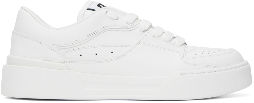 White Roma Sneakers by Dolce&Gabbana on Sale
