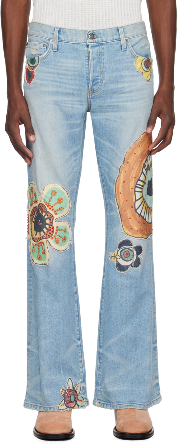 Jean Jimmy bleu COÛT DE LA LIBERTÉ en solde