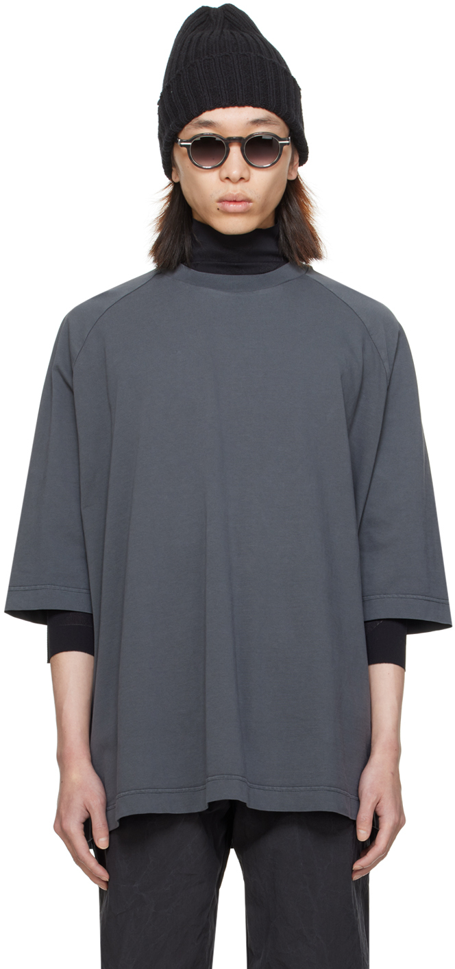 Gray Big Rag T-Shirt by CASEY CASEY on Sale