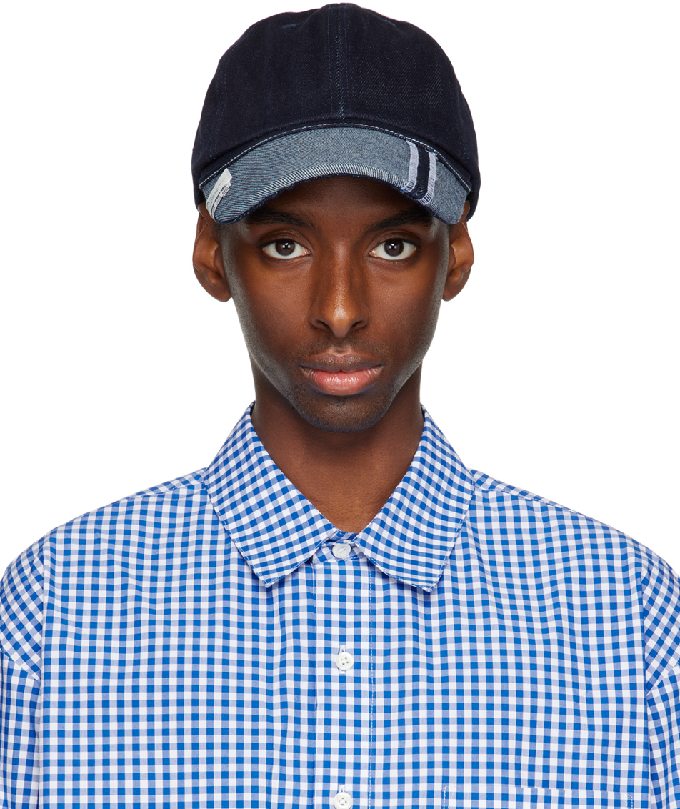 ADER error: Navy & Blue Leven Cap | SSENSE