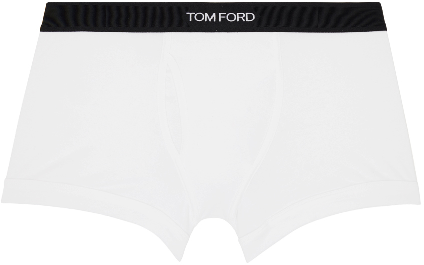 TOM FORD: 白色 Classic Fit 平角内裤 | SSENSE
