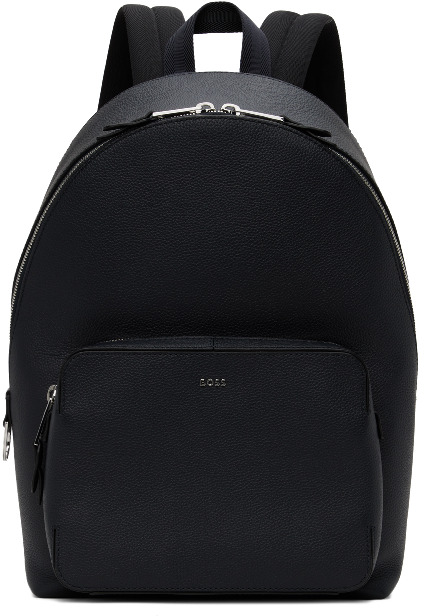 BOSS: Navy Highway Backpack | SSENSE