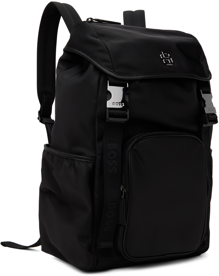 BOSS Black Double Monogram Backpack | Smart Closet