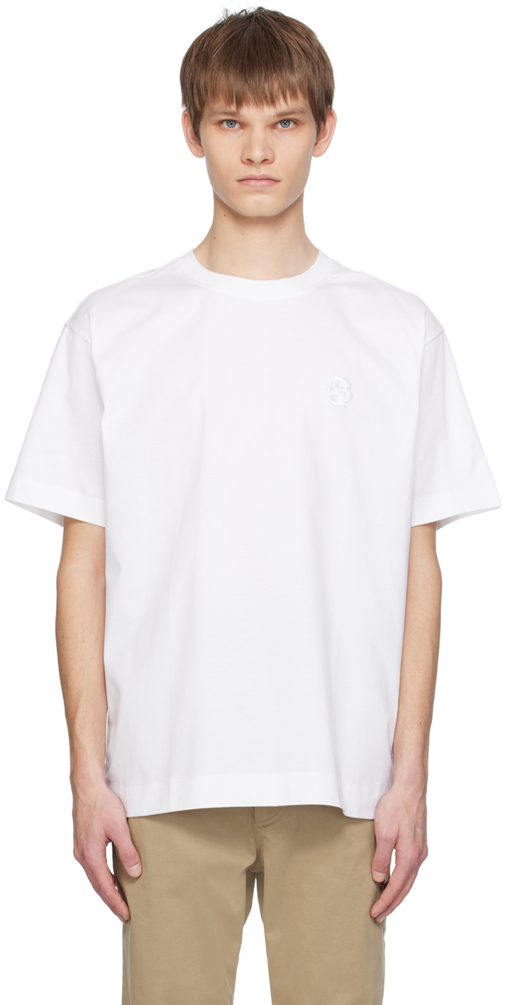 BOSS: White Crewneck T-Shirt | SSENSE
