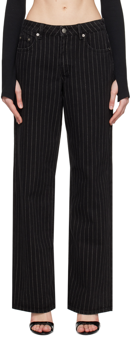 Black Low Rider Jeans by Ksubi on Sale