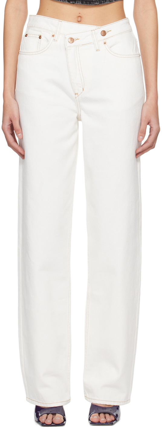 White Relax Jeans by Ksubi on Sale