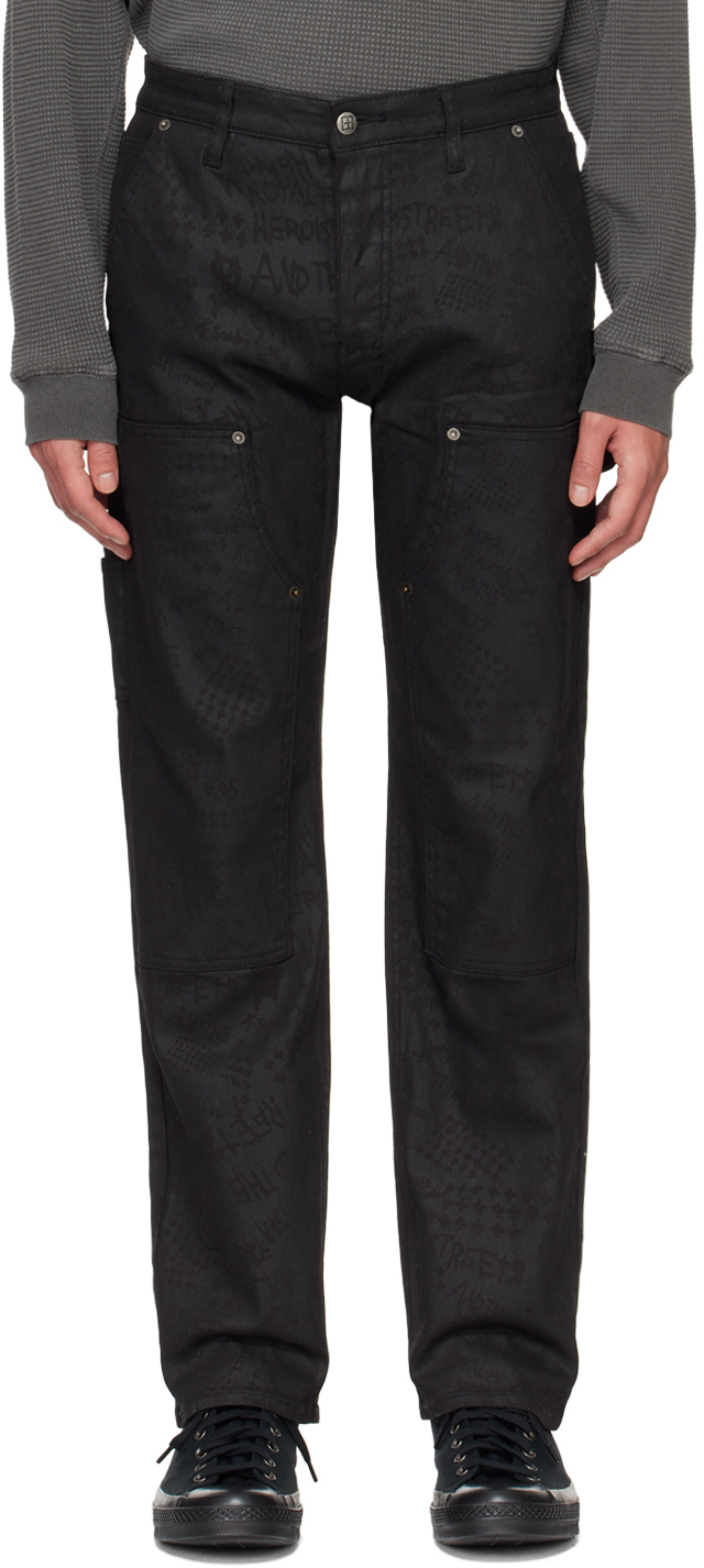 Black Operator Jeans by Ksubi on Sale
