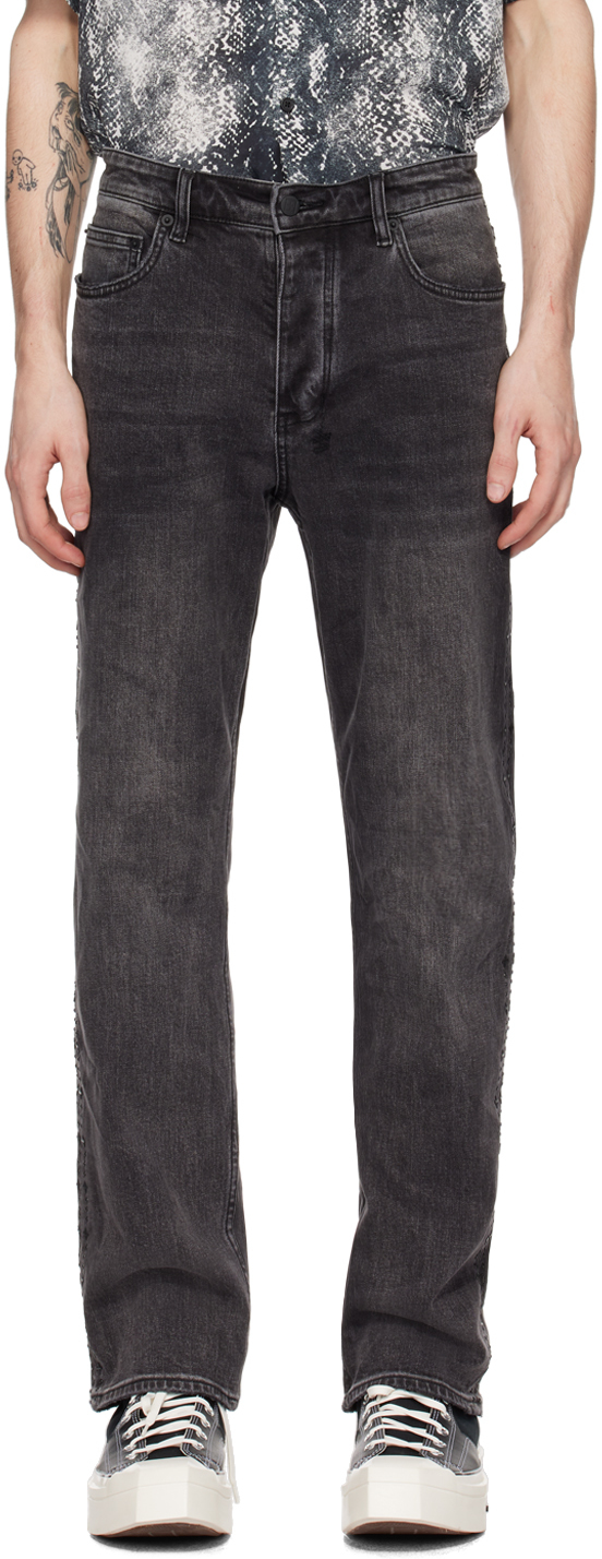 Black Hazlow Jeans by Ksubi on Sale