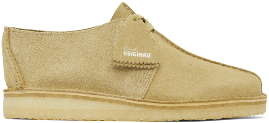 Clarks Originals: Beige Desert Trek Derbys | SSENSE