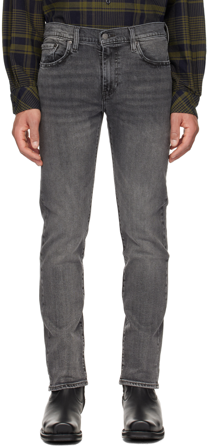 Gray 502 Taper Jeans by Levi's on Sale