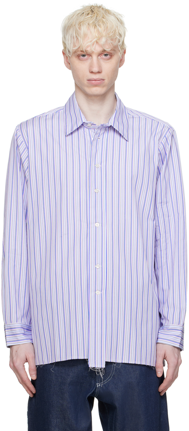 Purple Basic Shirt by Camiel Fortgens on Sale