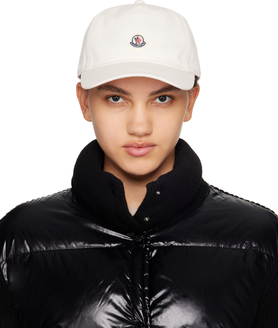 Moncler: Beige Logo Cap | SSENSE