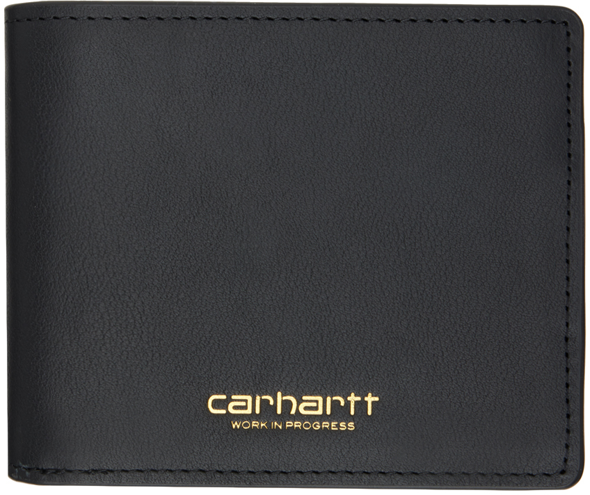 Carhartt Work In Progress: Black Vegas Wallet | SSENSE UK