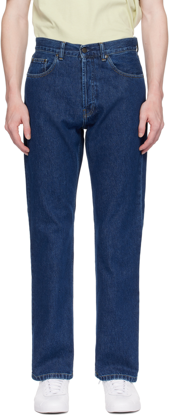Carhartt Work In Progress: Blue Nolan Jeans | SSENSE