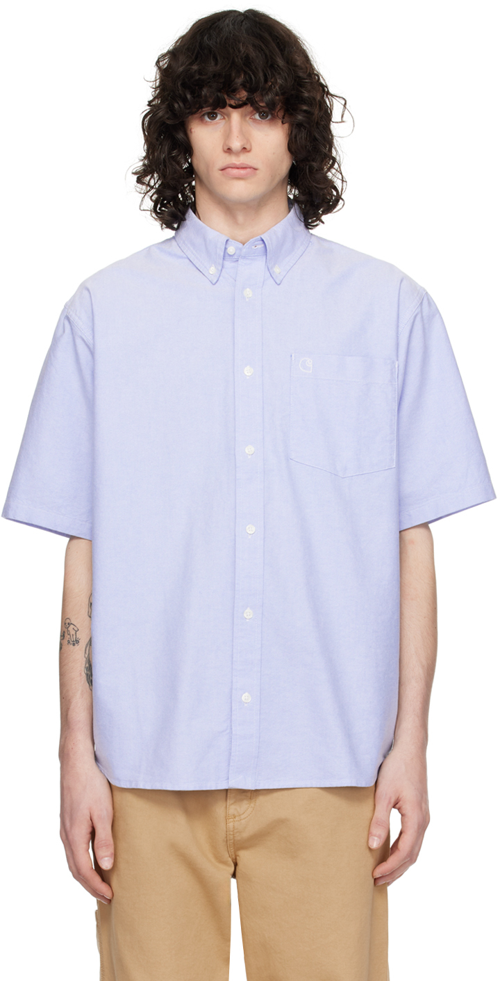 Carhartt Work In Progress: Blue Braxton Shirt | SSENSE