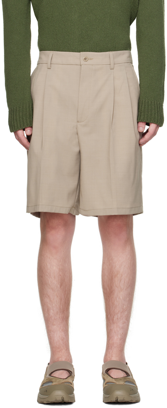 Beige Benn Shorts by NORSE PROJECTS on Sale