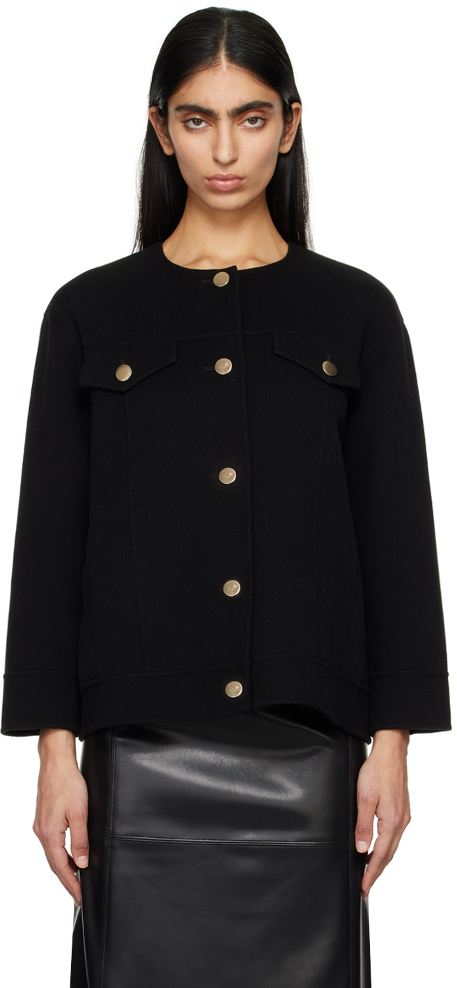 Blouson Florence noir Max Mara en solde