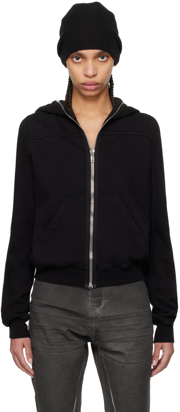 Rick Owens DRKSHDW: Black Small Hoodie | SSENSE