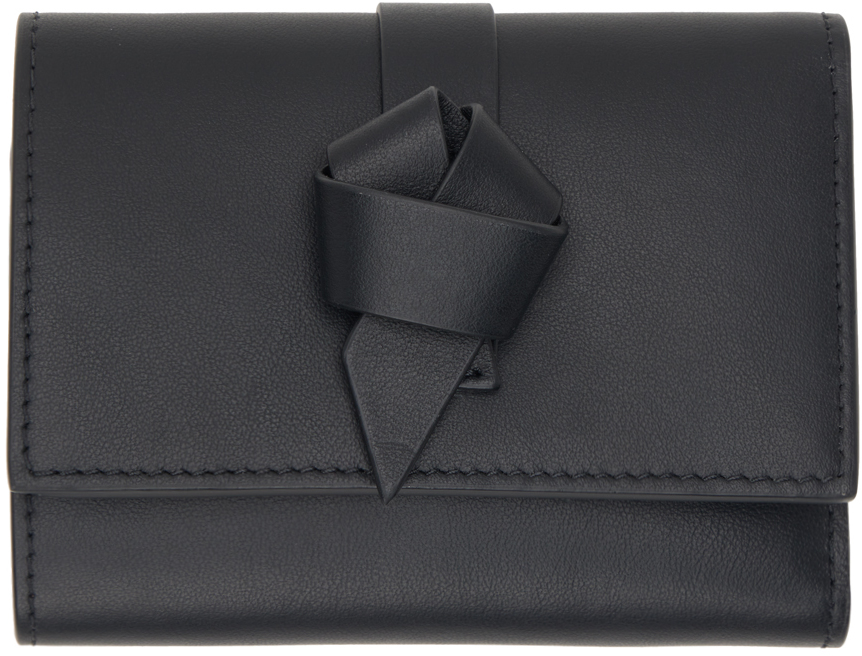 Acne Studios: Black Musubi Wallet | SSENSE Canada