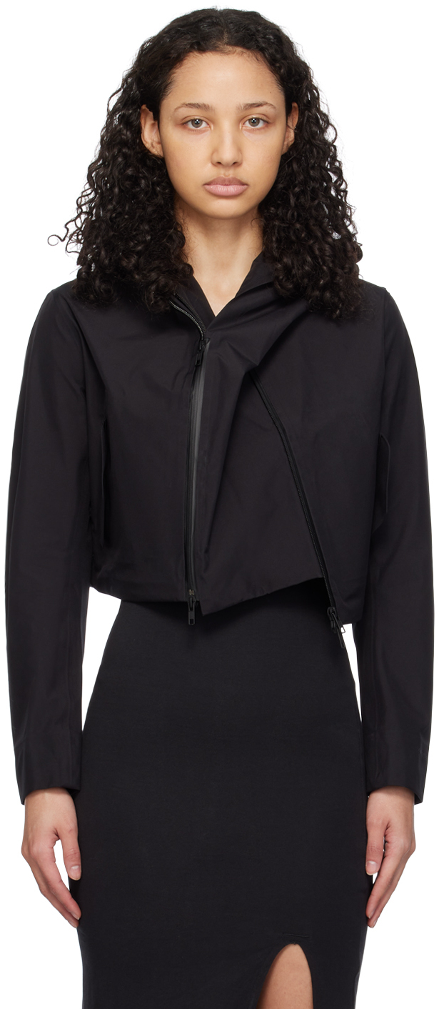 Black Atelier Layered Jacket by Y-3 on Sale