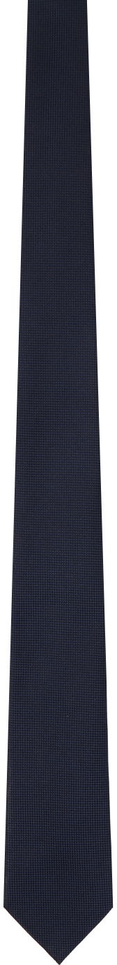Navy Jacquard Tie by ZEGNA on Sale
