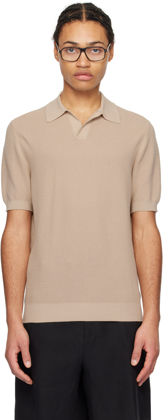 ZEGNA: Beige Premium Polo | SSENSE