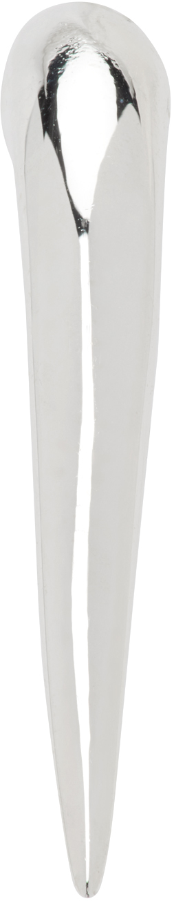 Silver Large Spike Single Earring by Martine Ali on Sale