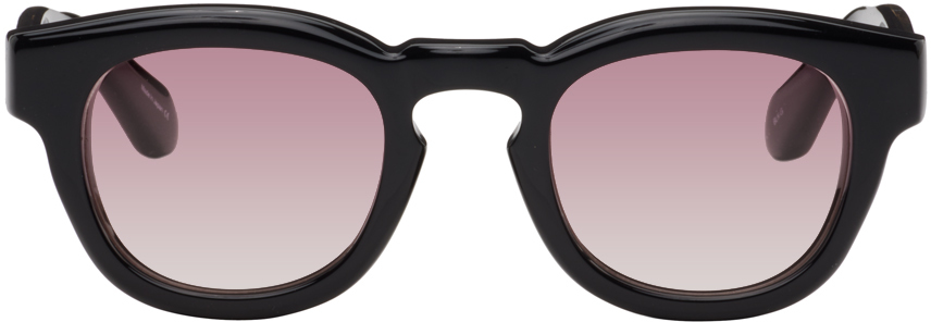 Matsuda: Lunettes de soleil M1029 noires | SSENSE France