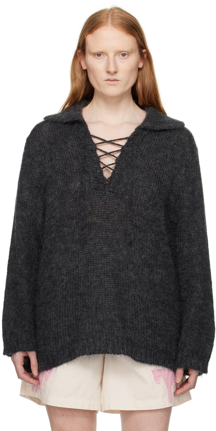 Bode: Pull Alpine gris | SSENSE France