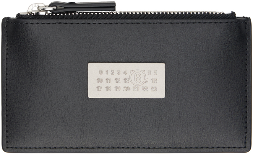 Black Numeric Wallet by MM6 Maison Margiela on Sale