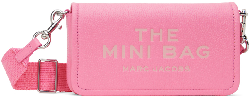 Marc Jacobs: Pink 'The Leather Mini' Bag | SSENSE
