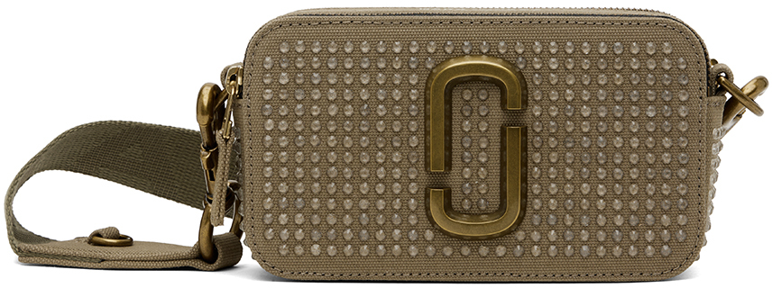 Green 'The Crystal Canvas Snapshot' Bag by Marc Jacobs on Sale