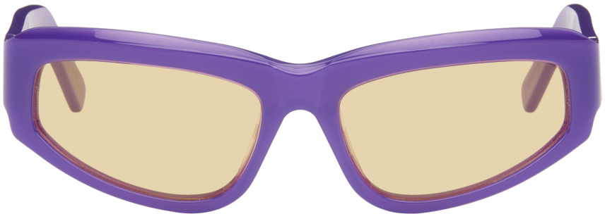 Purple Motore Sunglasses by RETROSUPERFUTURE on Sale